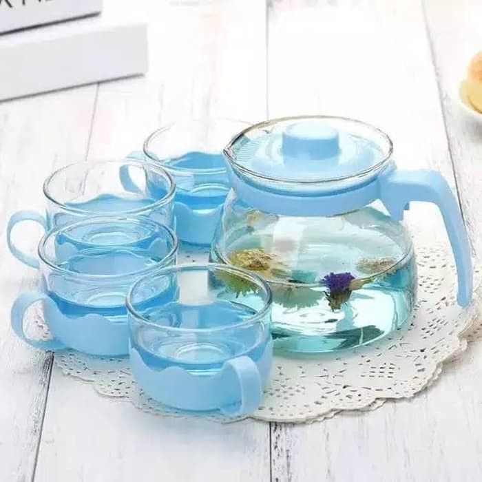Teapot atau Tea set Cangkir Kaca murah kualitas bagus | Lazada Indonesia