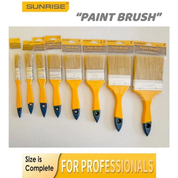 SUNRISE PAINT BRUSH 1/2''3/4'' 1'' 1 1/2'' 2'' 21/2'' 3'' 4''(per pc ...