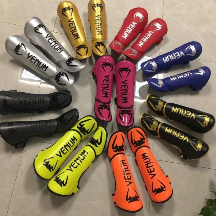 VENOM Taekwondo Leg Guards MMA Shin Guards Gear Leg Instep Protector ...