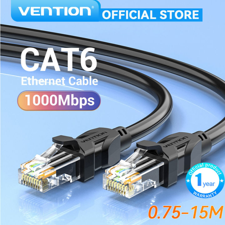 Vention Cat 6 Ethernet Cable Lan Cable RJ45 Internet UTP Cable 1000Gbps ...