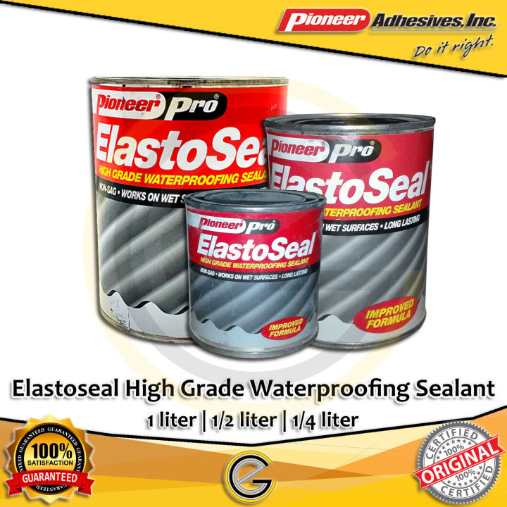 Pioneer Pro Elastoseal High Grade Waterproofing Sealant [ 1 liter | 1/2 liter | 1/4 liter ...