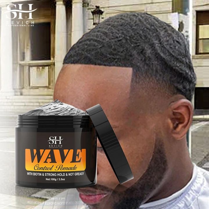 【Sell-Well】 100g Wave Control Pomade Hair Styling Wax Wavy Frizz ...