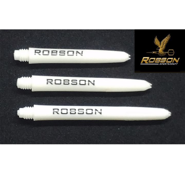 Robson Top Grip Plain White 35mm / 40mm / 47mm Nylon Shaft set of 3 ...