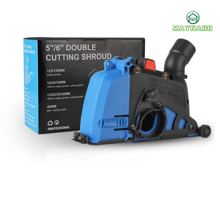 Angle Grinder Dust Collection Attachment for Double-Cut Saw,Wall Chaser ...