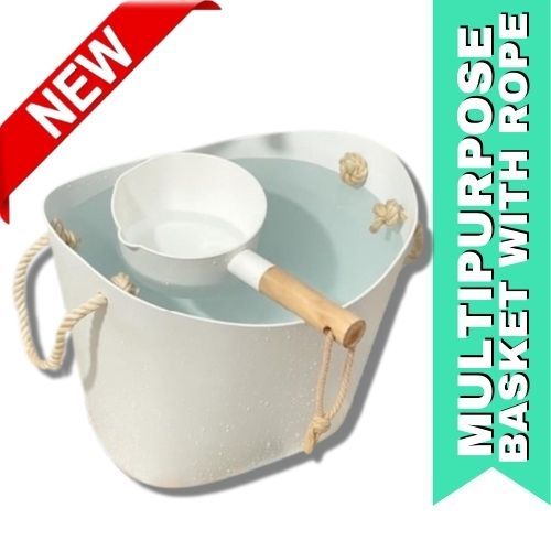 BEST SELLER Multipurpose Flexible Laundry Bucket Basket With Rope ...