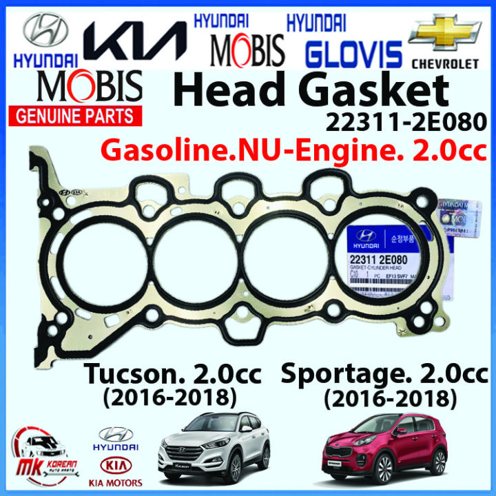[GENUINE] Head Gasket. Steel or Carbon. for Gasoline.NU-Engine.2.0cc ...