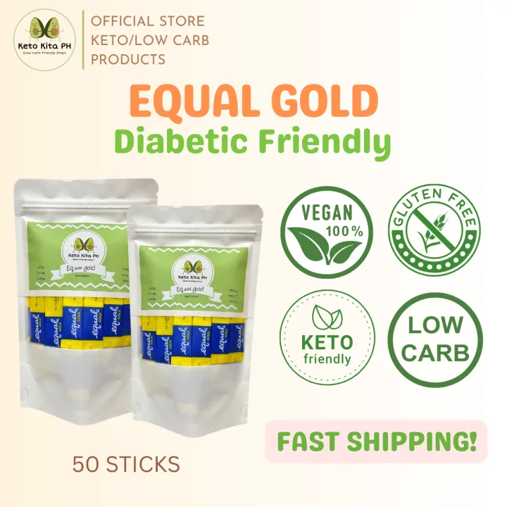 Equal Gold Sugar - Keto| Low Carb Approved | Vegan | Gluten Free ...