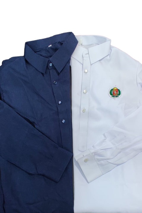 Security Guard BARONG (White and Dark Blue) w/ SOSIA | Lazada PH