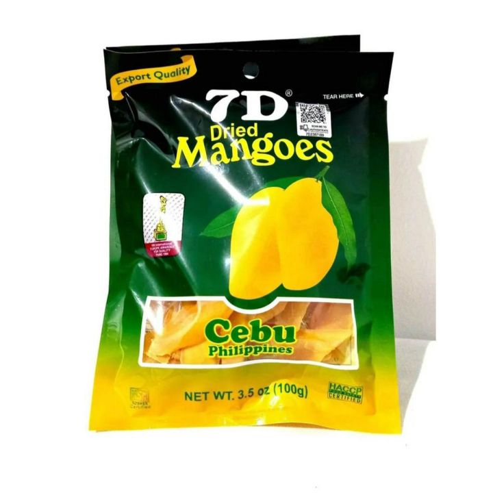 Cebu's Best 7D Dried Mangoes 200 grams100 grams80 grams per pack ...