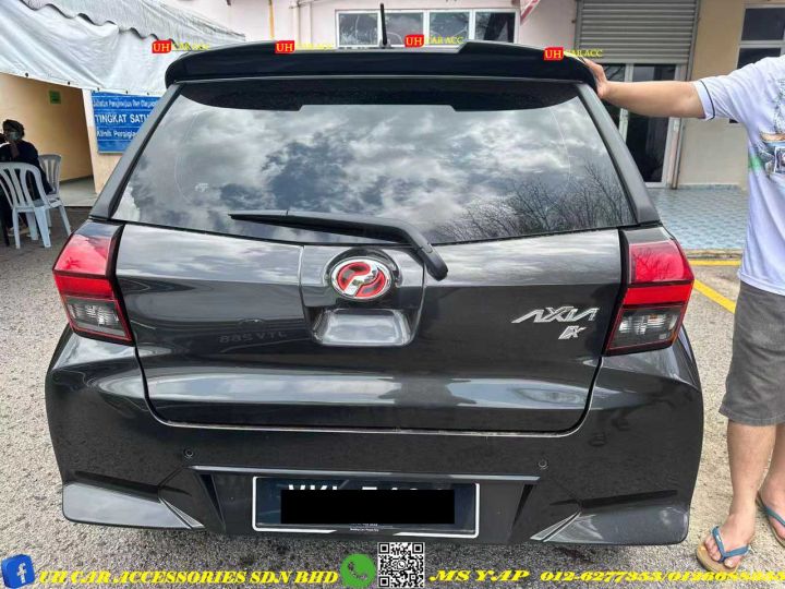 PERODUA AXIA 2023 2024 PSM DUCKTAIL ABS SPOILER WITH PAINT | Lazada