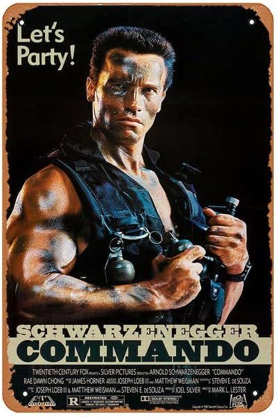 Commando Movie Poster Print - 1985 - Action - 1 Sheet Artwork ...