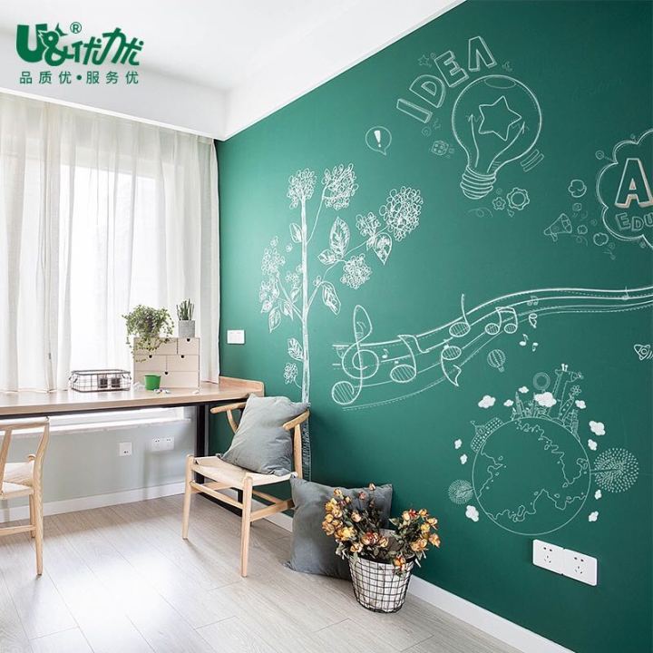 greenboard sticker wall home erasable and removable painting wall ...