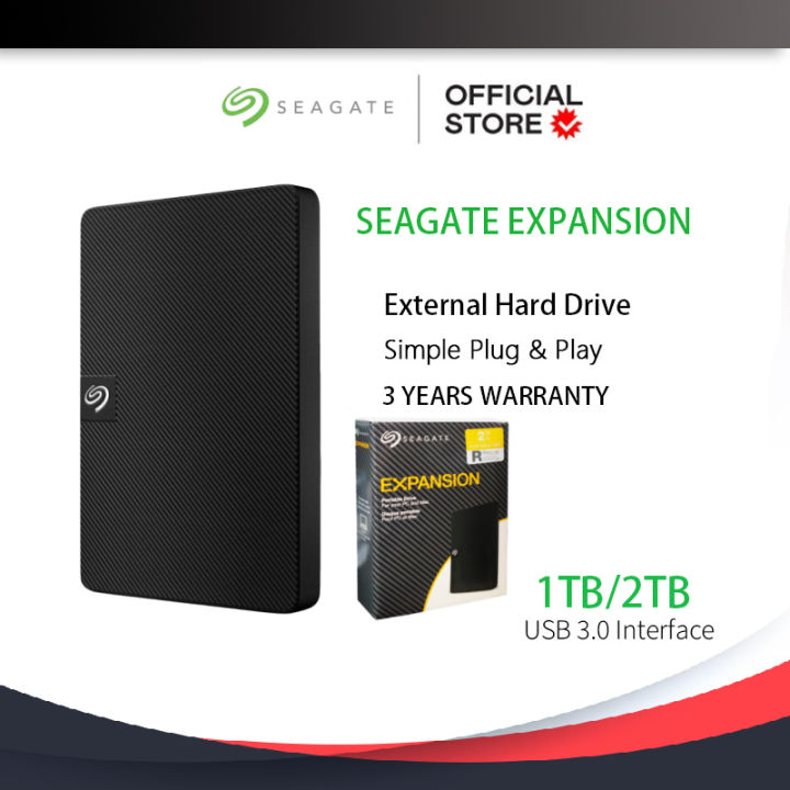 Seagate Expansion Portable Drive 2TB 1TB External Hard USB 3.0 External ...