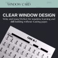 Window Card A1 A2 A3 A4 Addition Math Test Reusable & Durable for Grade ...