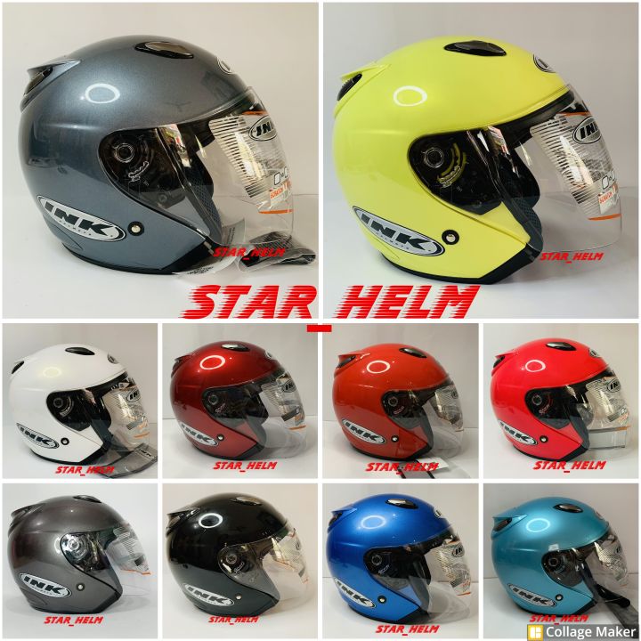 HELM HALF FACE INK CENTRO ORIGINAL | Lazada Indonesia