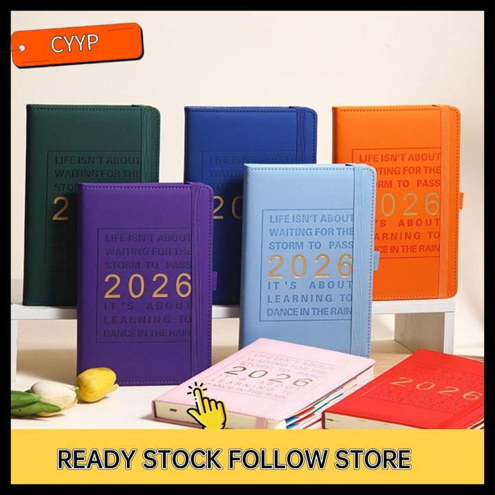 B9GIQY5EX A5 2026 Schedule Book with Calendar English Notebook ...