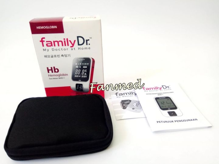 Family Dr Test Meter MHD-1 Germany Alat Cek Up Tes Test HB Hemoglobin ...