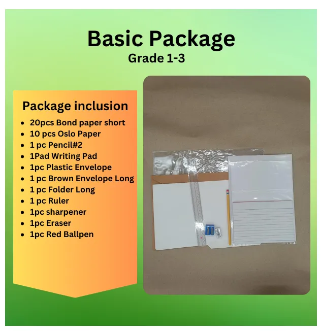 basic back to school package for grades 1-3 | Lazada PH