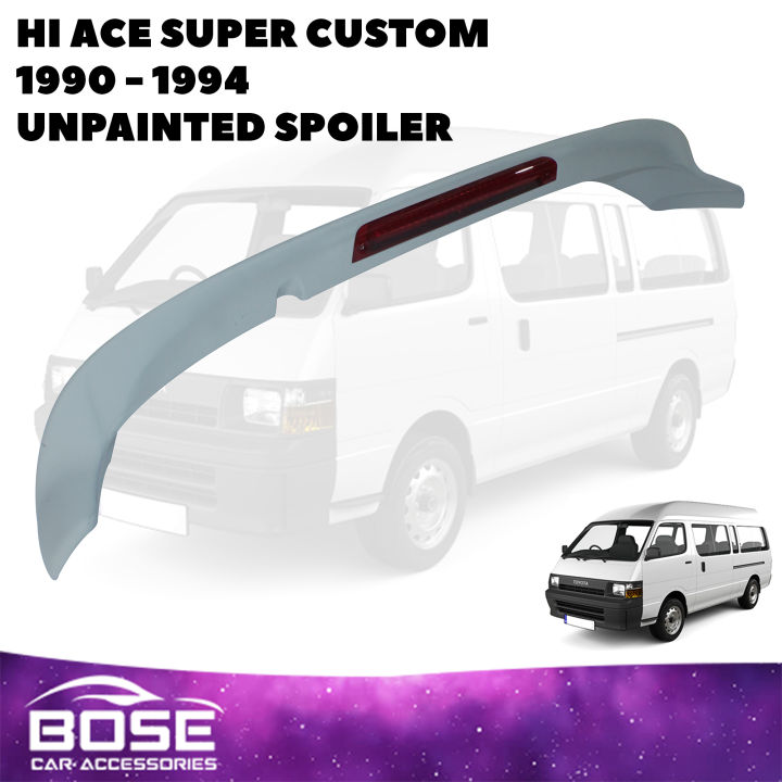 TOYOTA HIACE SUPER CUSTOM 1990 1991 1992 1993 1994 UNPAINTED SPOILER ...