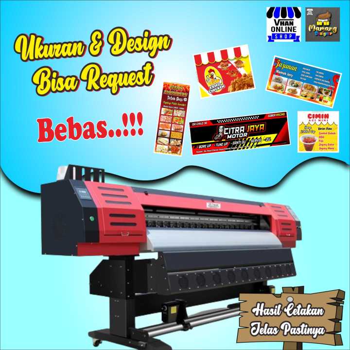 Cetak Spanduk, Banner, Mmt, Sesuai Request, Bisa Request Gambar Dan ...
