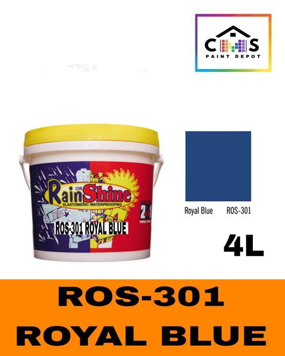 RAIN OR SHINE ROS-301 ROYALBLUE 4L | Lazada PH