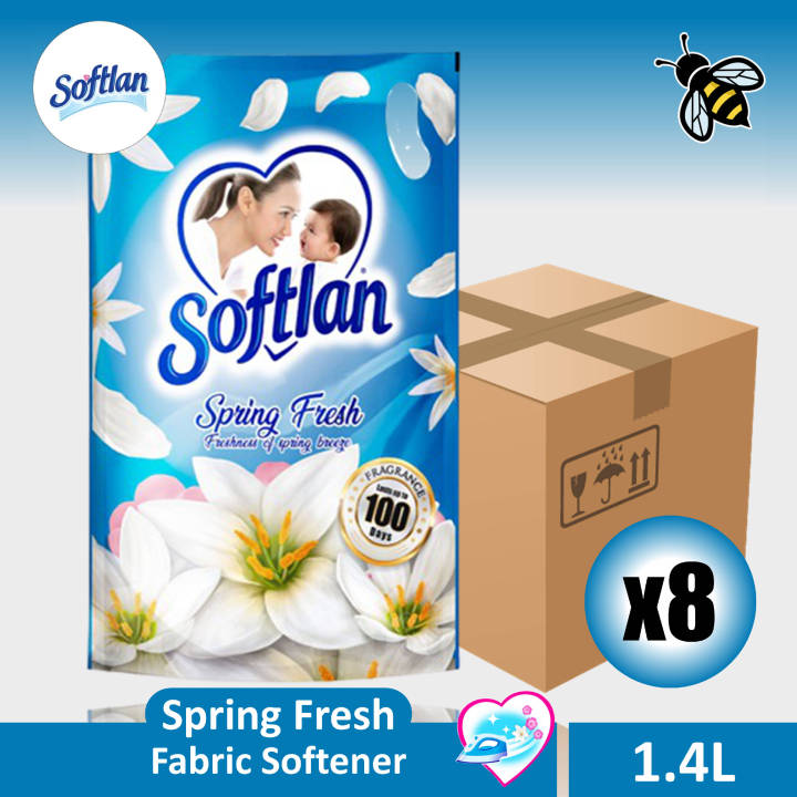 Softlan Softener Spring Fresh Refill 1.6L (BY CARTON x8) | Lazada