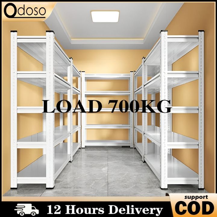 ODOSO 6 layer Heavy Duty Steek Rack Metal Rack Steel Shelf Rack Boltless Rack Stainless Shelf ...