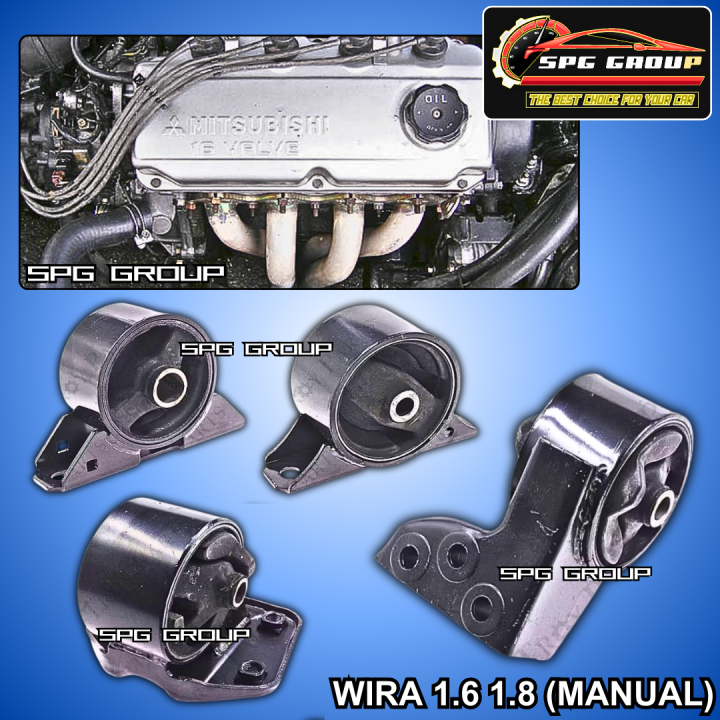 GENUINE NACO HIGH GRADE ENGINE MOUNTING KIT PROTON WIRA 1.6 1.8 (MANUAL ...