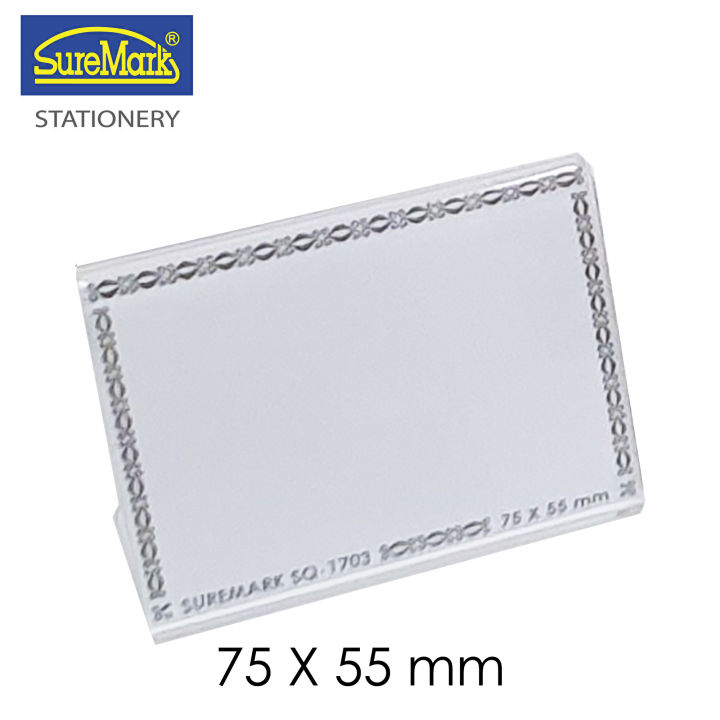 Suremark Acrylic Card Stand (75x55mm) 10pcs | Lazada Singapore