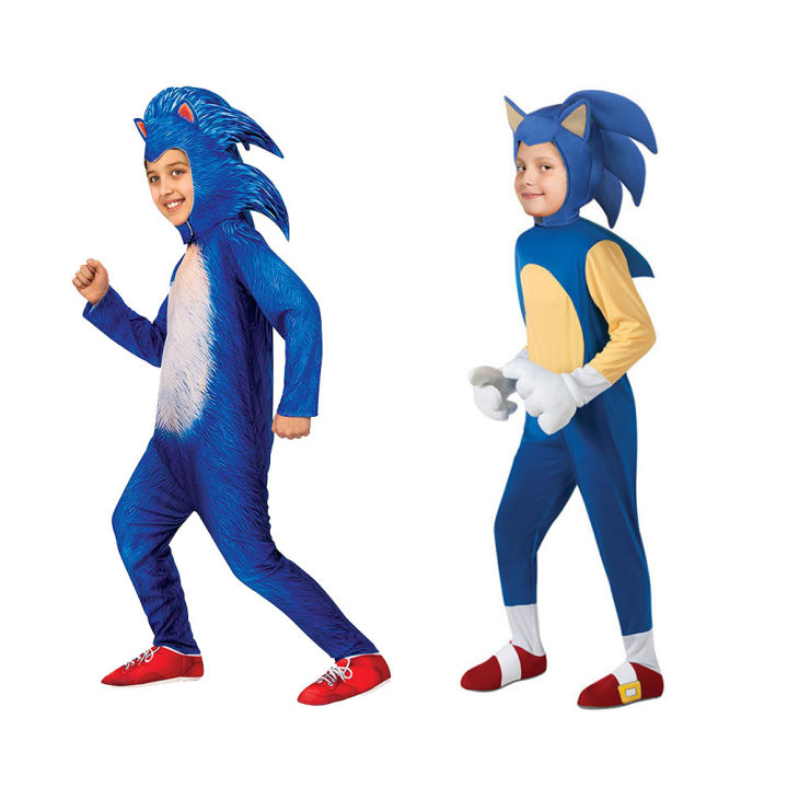 Halloween sonic Children Play cosplay Costume sonic Hedgehog sonic ...