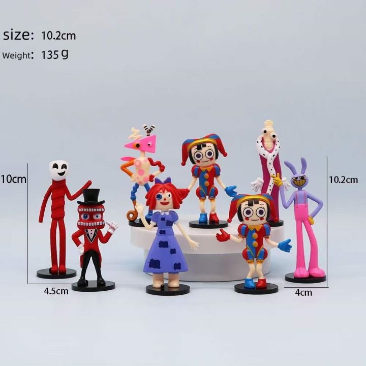 7PCS The amazing digital circus Figure Anime Figure | Lazada PH