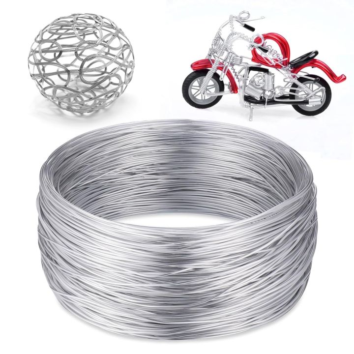 1/1.5/2/2.5mm Aluminium Wire Bendy Craft Wire, Silver Plated Jewellery ...