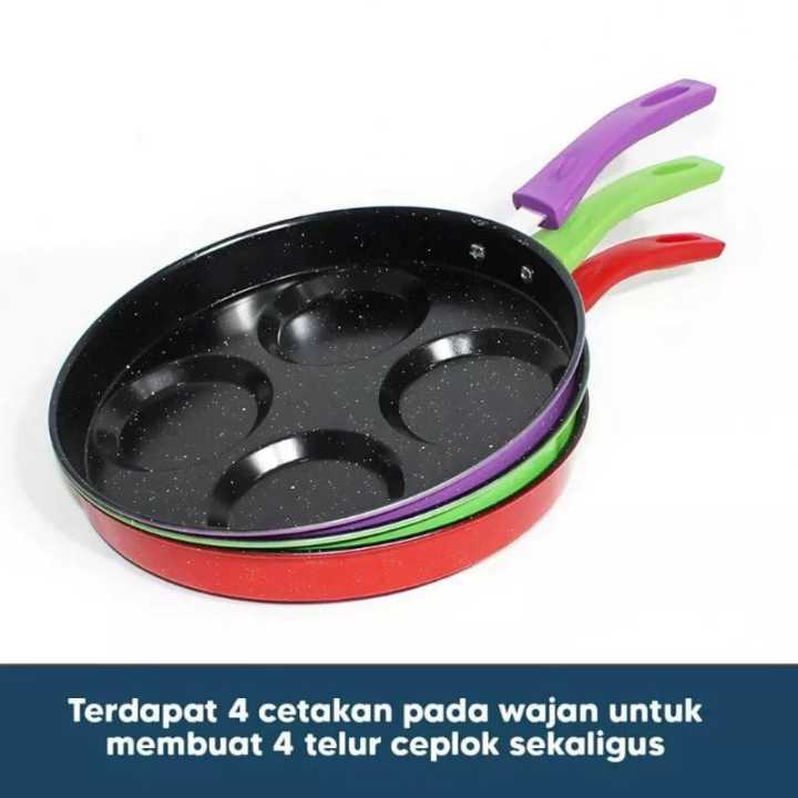 teplon anti lengket 4 cetakan mudah di bersihkan murah | Lazada Indonesia