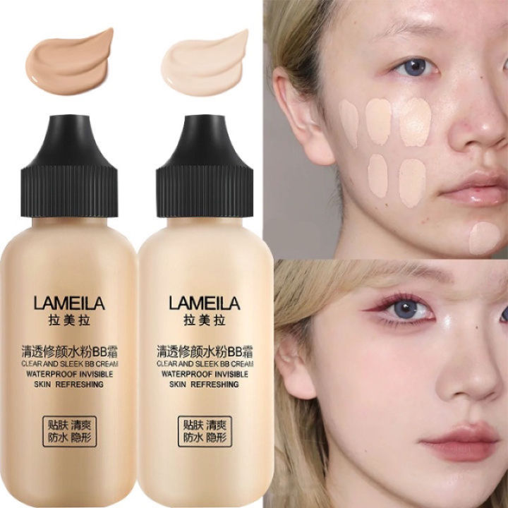 foundation 3037 BB Cream Moisturizing Liquid Foundation Tahan Air dan Tahan Lama Glowing ...