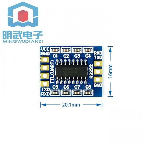 Hw-044 Datasheet MAX3232 RS232 To TTL Serial Converter Module DB9 ...
