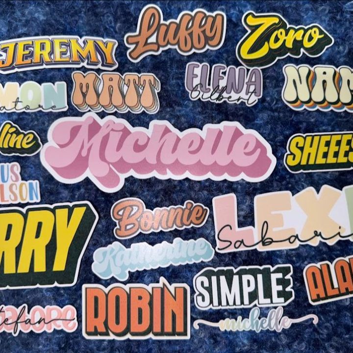 Customize Name Sticker/Magnet - Waterproof | Lazada PH