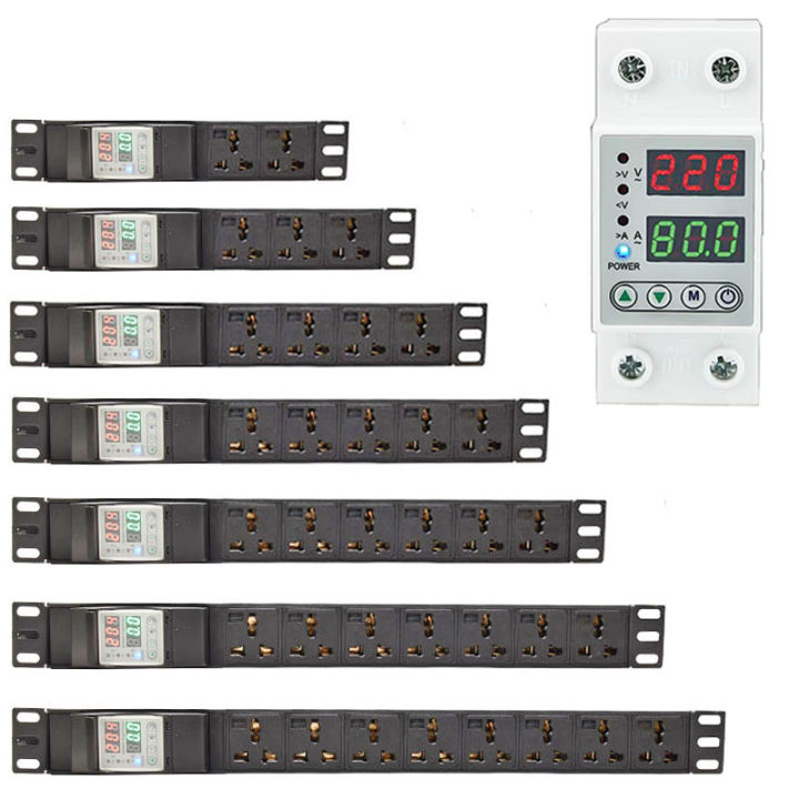 PDU Power Strip Unit with Adjustable Over Current Protection Relay ...