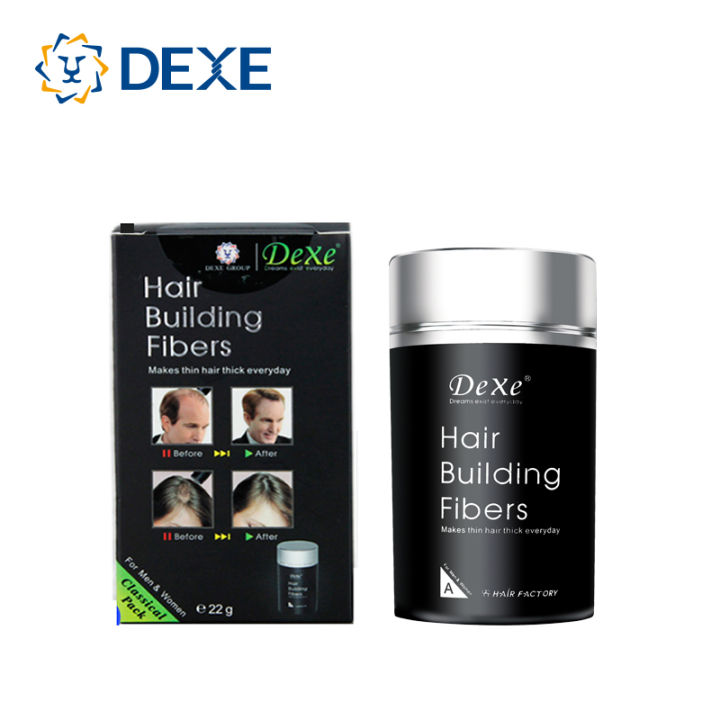 DEXE Hair Building Fiber 22g BLACK [READY STOCK][FAST DELIVERY] | Lazada