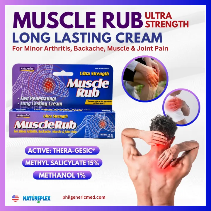 Ultra Strength Muscle Rub Long Lasting Cream 42.5grams | Lazada PH