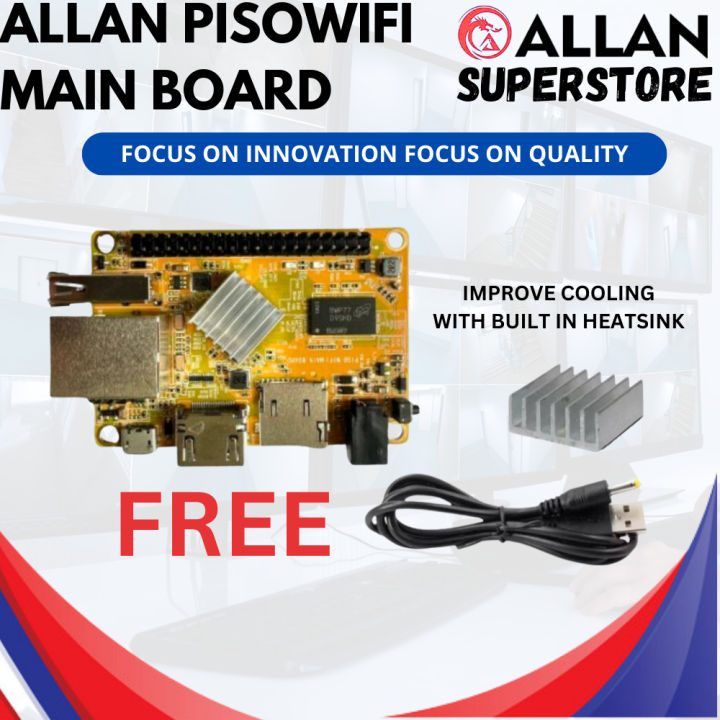 Allan Superstore PISOWIFI MAIN BOARD for PISOWIFI | Custom Board | Main ...