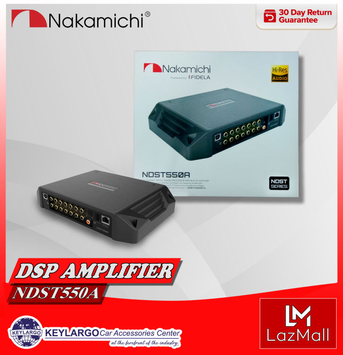 Nakamichi NDST550A - 12 Channel Digital Signal Processor with Built-In Amplifier | Lazada PH