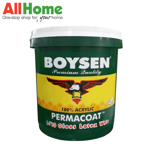 Boysen Paint BS 710 Permacoat Latex Gloss White 16L | Lazada PH