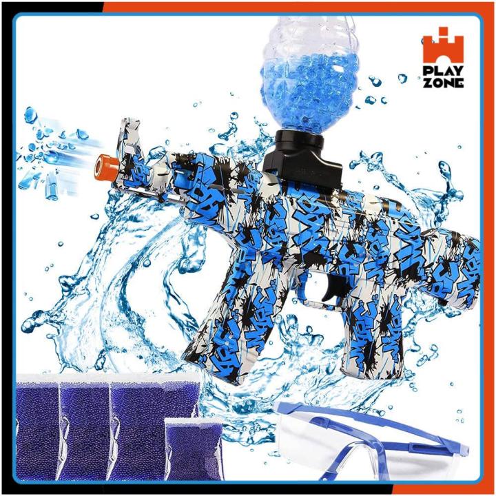 Electric Gel Splatter Ball Gel Blaster Gun Toy AK AUG M416 for Kids ...