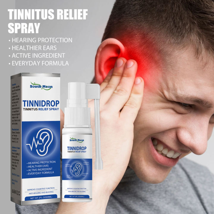 Ear Wax Remover Anti Tinnitus Earwax Tinnidrop Relief Spray Ear Ringing ...