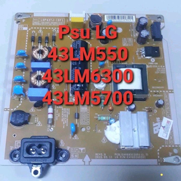 Psu - Power Supply - Regulator Tv LG 43LM6300 - 43LM5700 | Lazada Indonesia