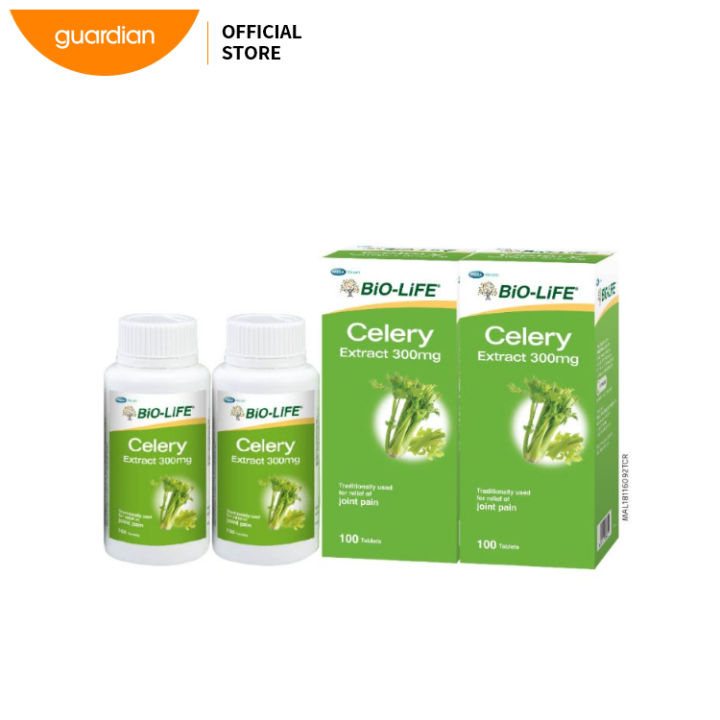 Biolife Celery Extract 300Mg 100S X 2 | Lazada