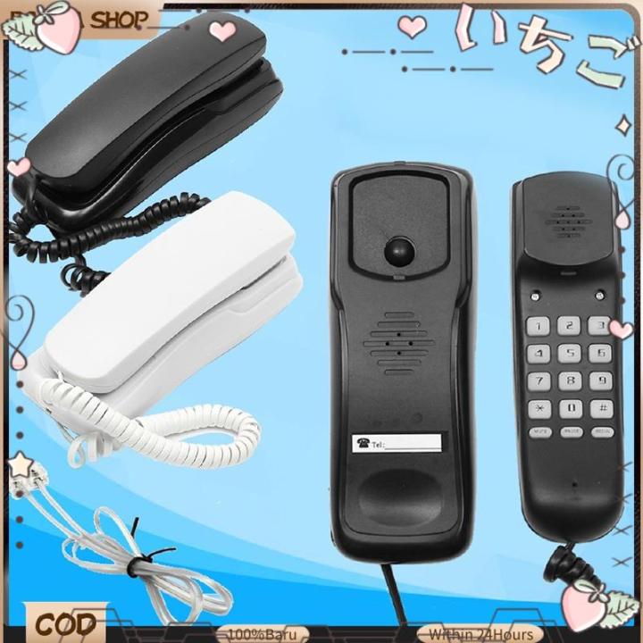 Wall Mounted Telephone Mini Corded Landline Home Office Fixed Landline ...