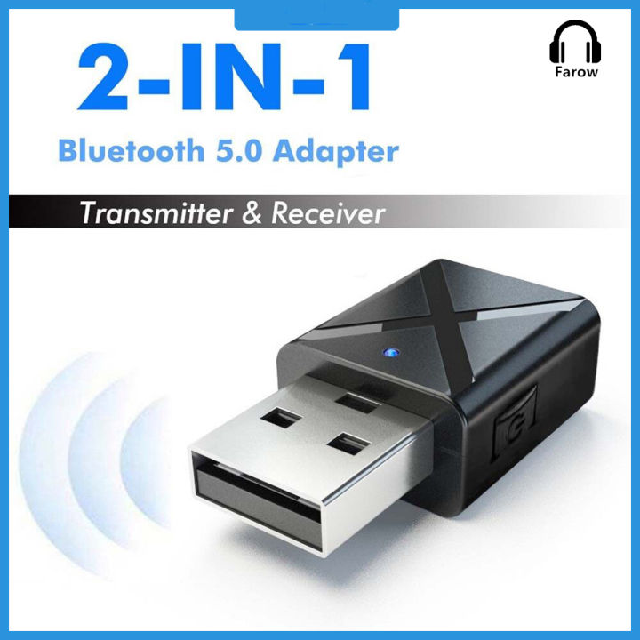 USB 5.0 Wireless Bluetooth Transmitter Bluetooth Receiver 2 in 1 ...