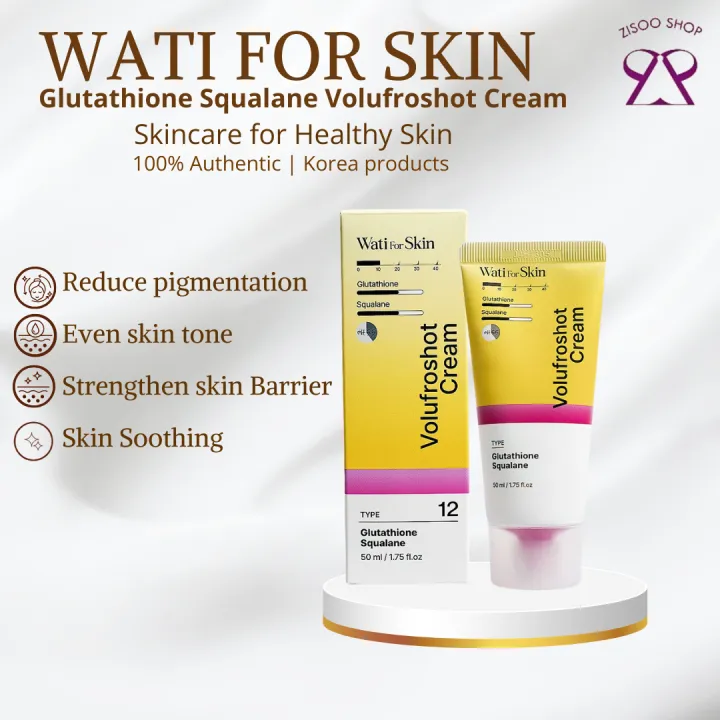 Wati For Skin Glutathione Squalane Volufroshot Face Cream - 50ml ...