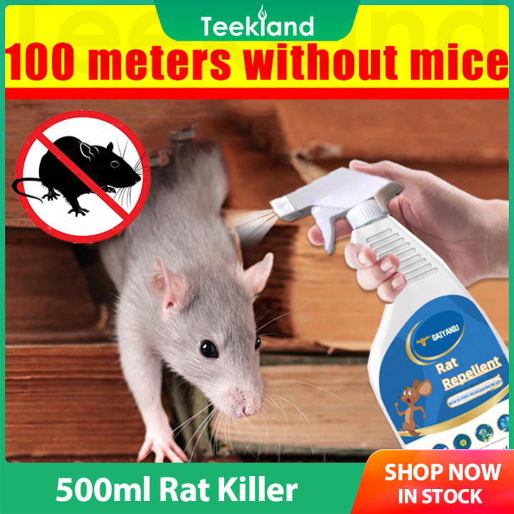 Teekland Rat Killer Spray Mouse Repeller 500ml Non-toxic Mouse Rat ...